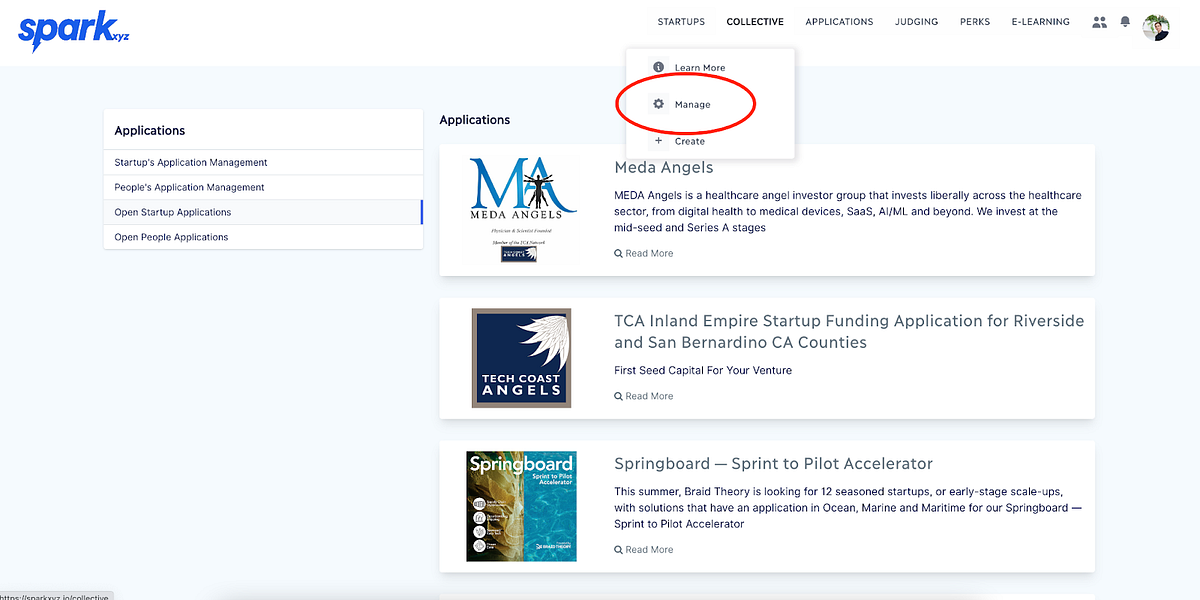 How do I find my Collective (Incubator, Accelerator, Angel Group, VC Etc.) on Spark? - Sparkxyz ...