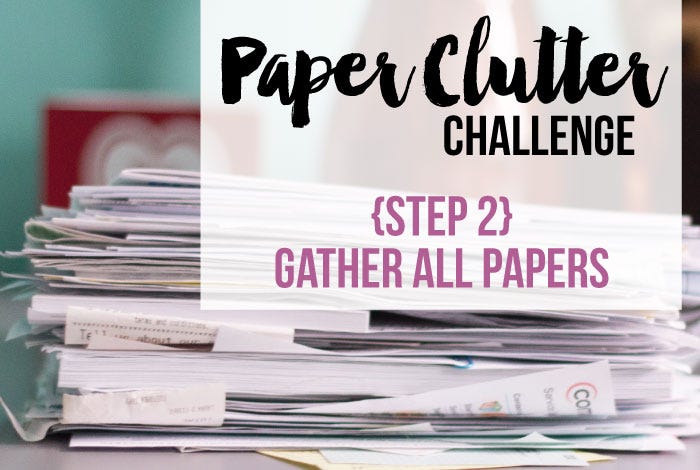 Paper Clutter Challenge: Step 2 | by Anew Planner | Medium
