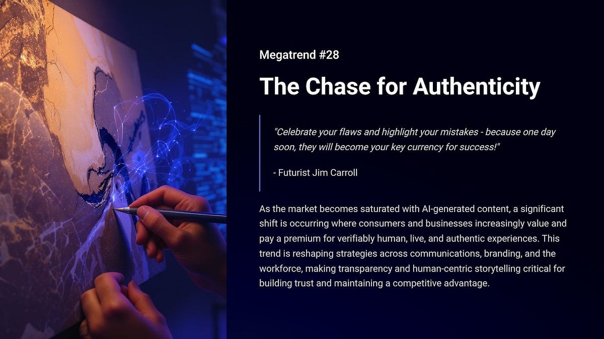 The Real Thing. “Celebrate your flaws and highlight… | by Futurist Jim ...