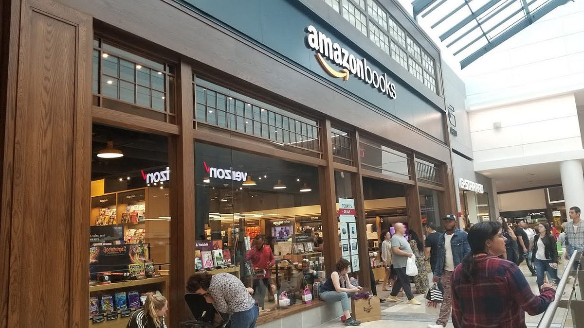 Amazon, Physical Bookstore?. I imagine everyone in this bookstore… | by ...