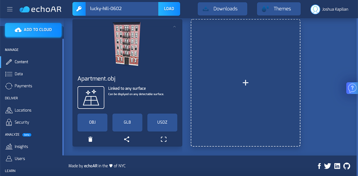 How to Use Kudan and echoAR for Markerless Tracking | by echo3D | echo3D | Medium