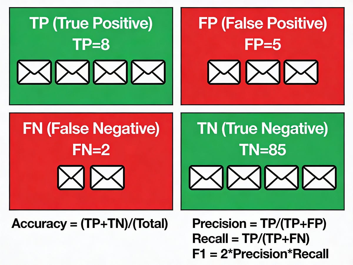 Beyond Accuracy: Master ML Evaluation Metrics # 5 | by Saivamshi Jilla ...