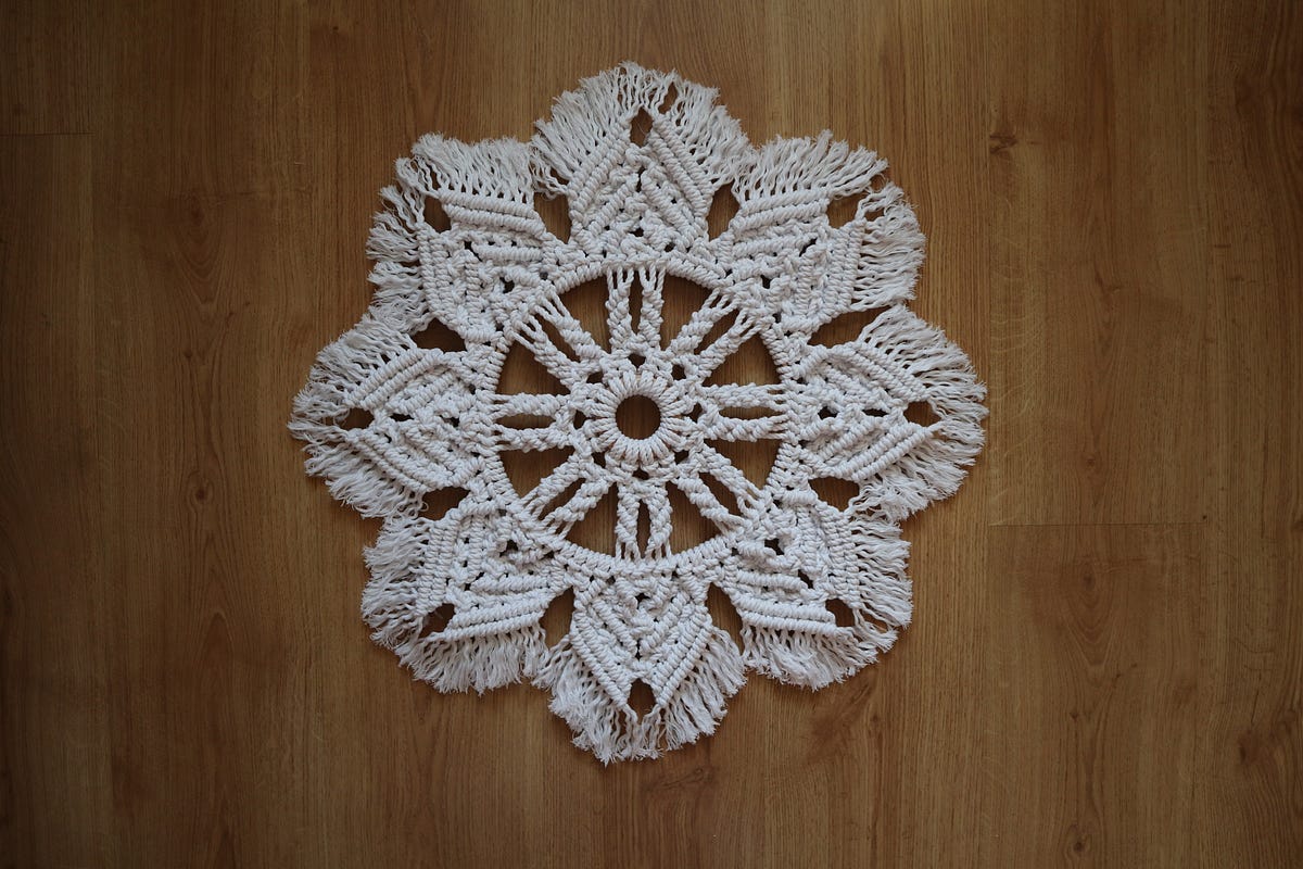 Round Wall Hanging (Macrame Patterns) | by Vectorval | Apr, 2024 | Medium