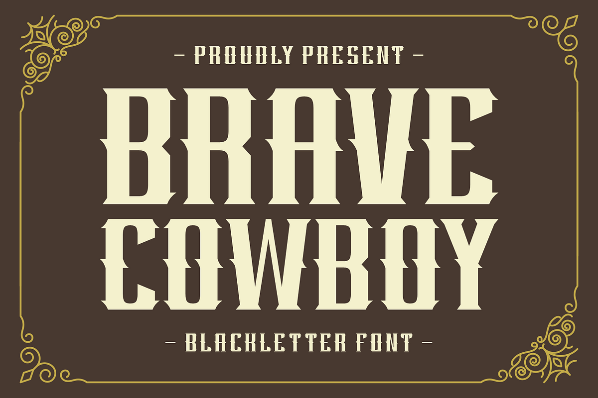 Brave Cowboy Font | by Echosphere | Jun, 2024 | Medium