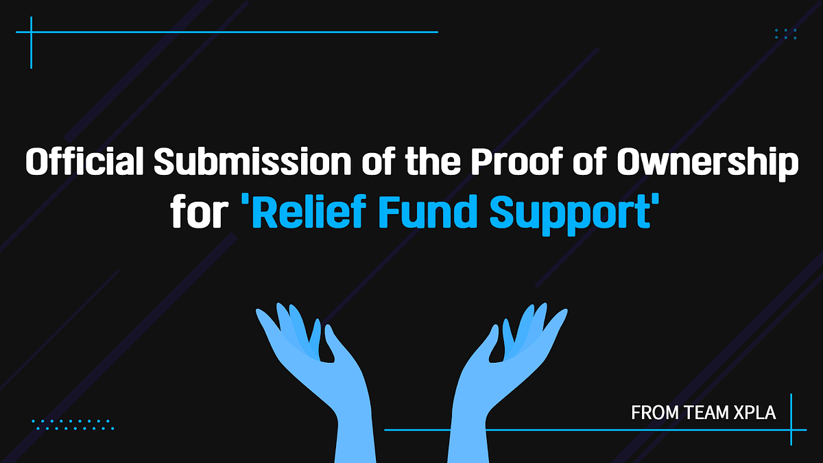 (IMPORTANT) Official submission of the proof of ownership for ‘Relief ...