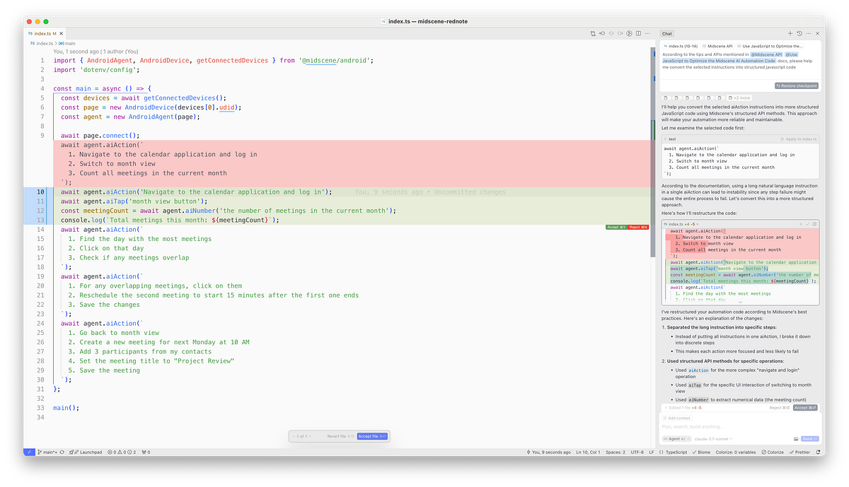 Use JavaScript to Optimize the AI Automation Code | by MidsceneJS | May, 2025 | Medium
