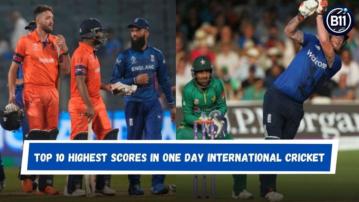 Top 10 Highest Scores in One Day International Cricket | by Blinder11 ...