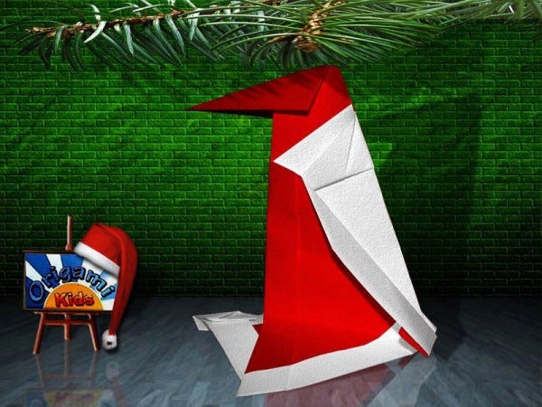 Santa Claus by Dimitris Dalas | by Christmas Origami | Medium