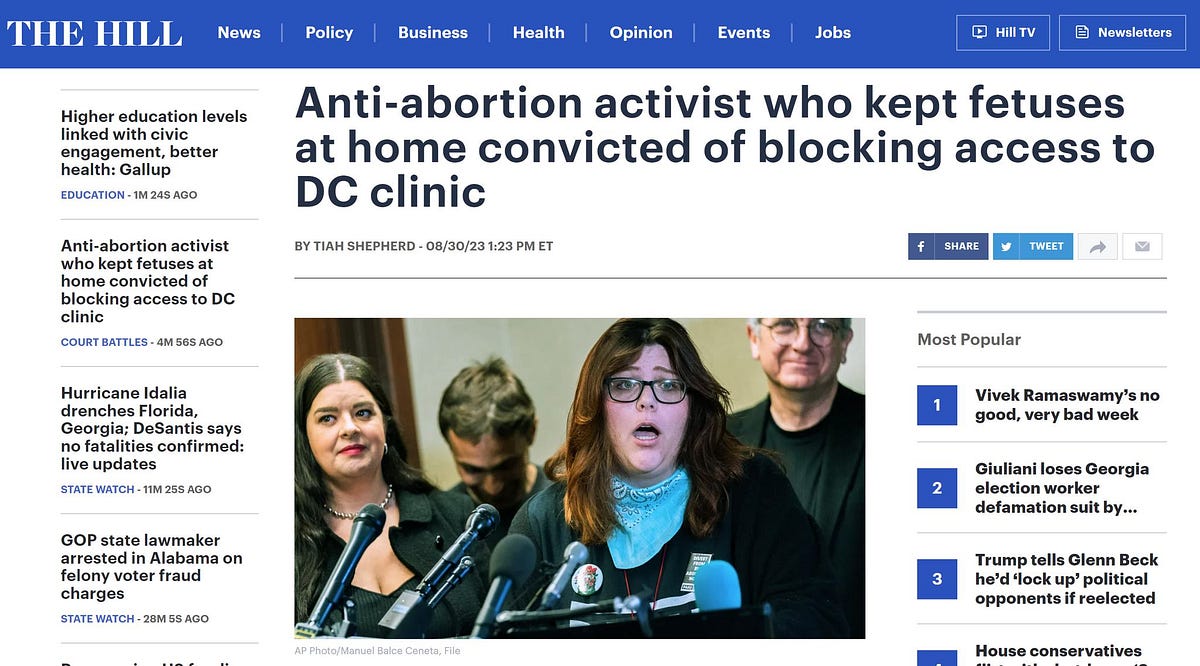 #FAFO: Anti-abortion “activist” Lauren Handy and her co-conspirators ...