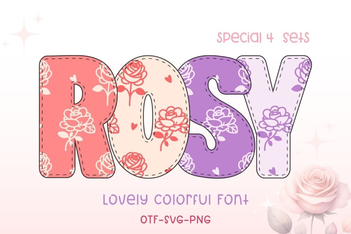 Rosy Font | by Echoenigma | Apr, 2024 | Medium