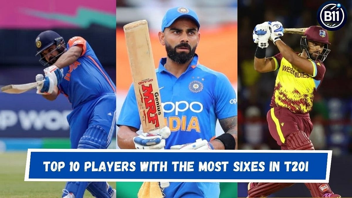 Top 10 Players with the Most Sixes in T20 Internationals | by Blinder11 ...