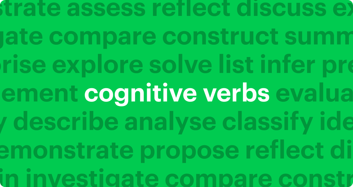 Cognitive verbs in Stile. Providing clarity to students when… | by ...