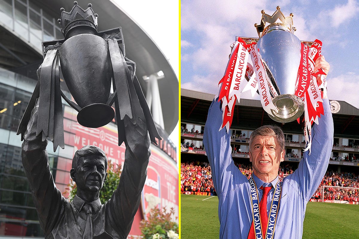 Arsenal unveil Arsene Wenger statue at the Emirates to celebrate ...