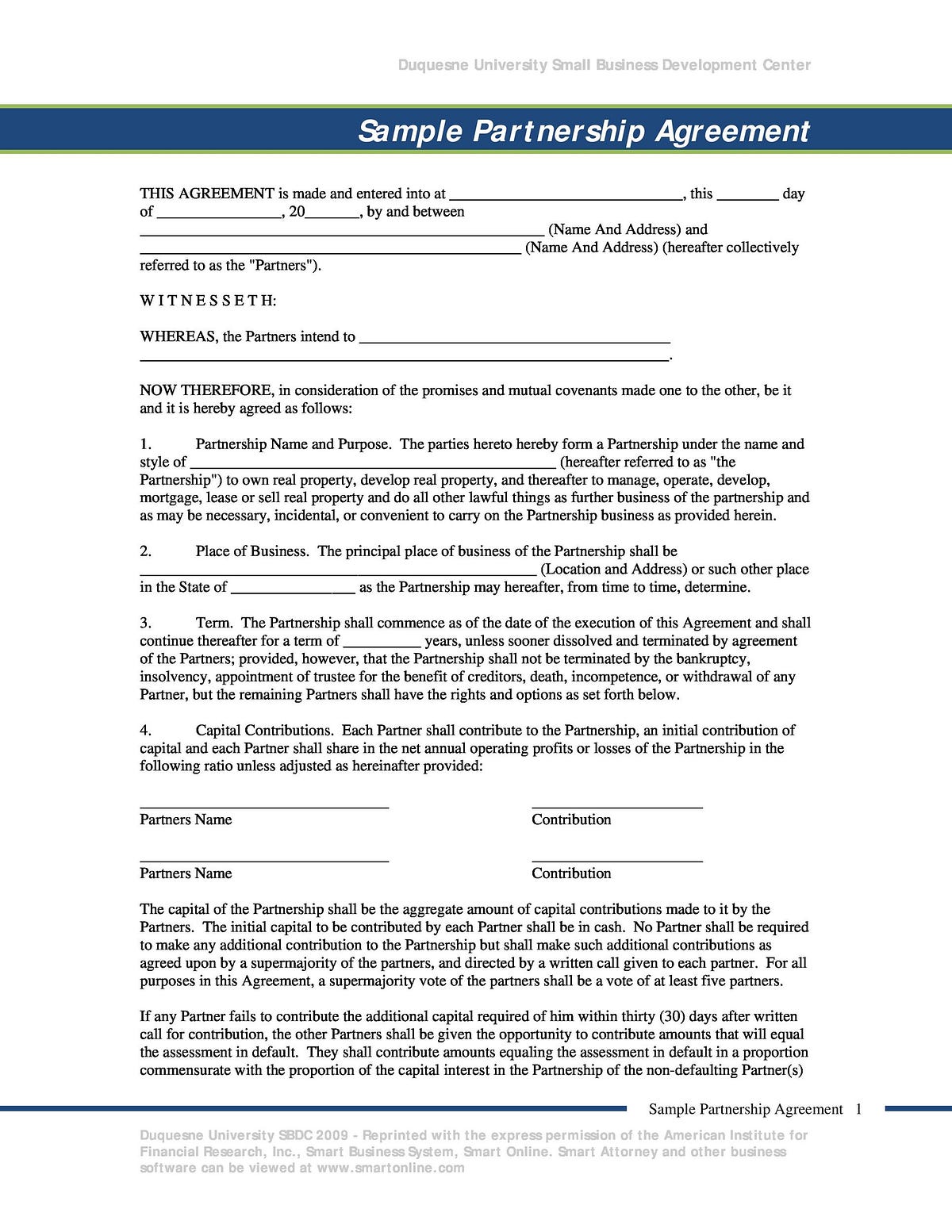 Small Business Partnership Agreement Templates: Key to Success | by ...