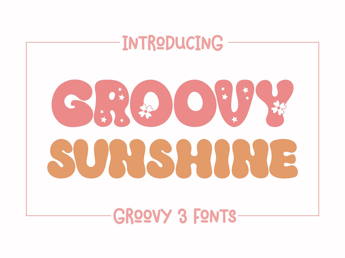 Groovy Sunshine Font - Datadreamer - Medium