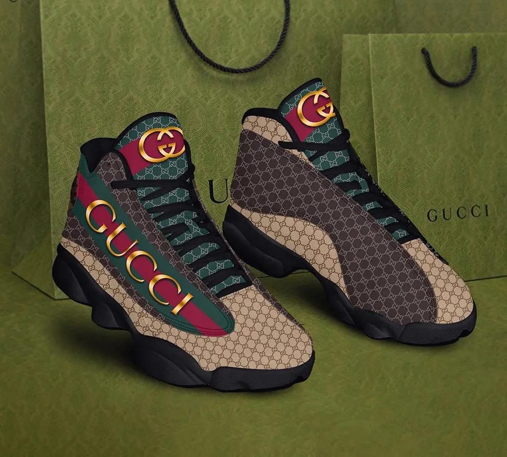 Gucci Luxury Brand Air Jordan 13 Sneakers For Men Women-214813 - Cootie ...
