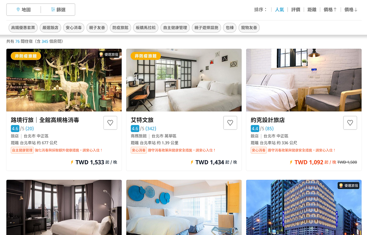推薦演算法— 從 AsiaYo 的小改善來看旅遊業內的 insight | by Do-Re Huang | AsiaYo Engineering | Medium