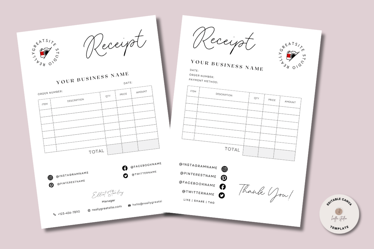 Small Business Invoice Receipt Template | by Yayoikusama | Jun, 2024 ...