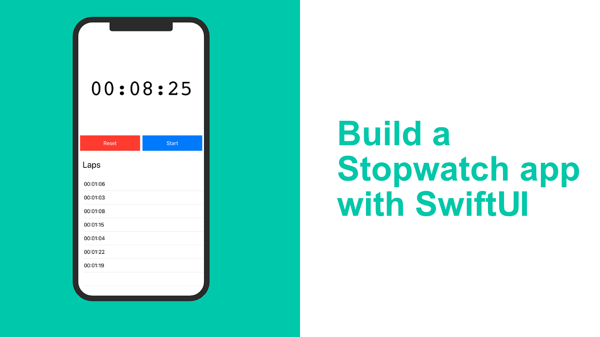 Build a Stopwatch app with SwiftUI | by Darren | Programming with Swift | Medium