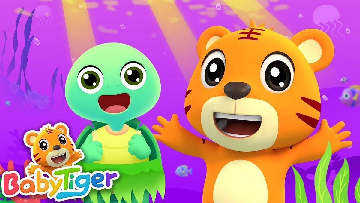 Turtle Hula Dance | Animal Nursery Rhymes | by Babysharksongs | Medium