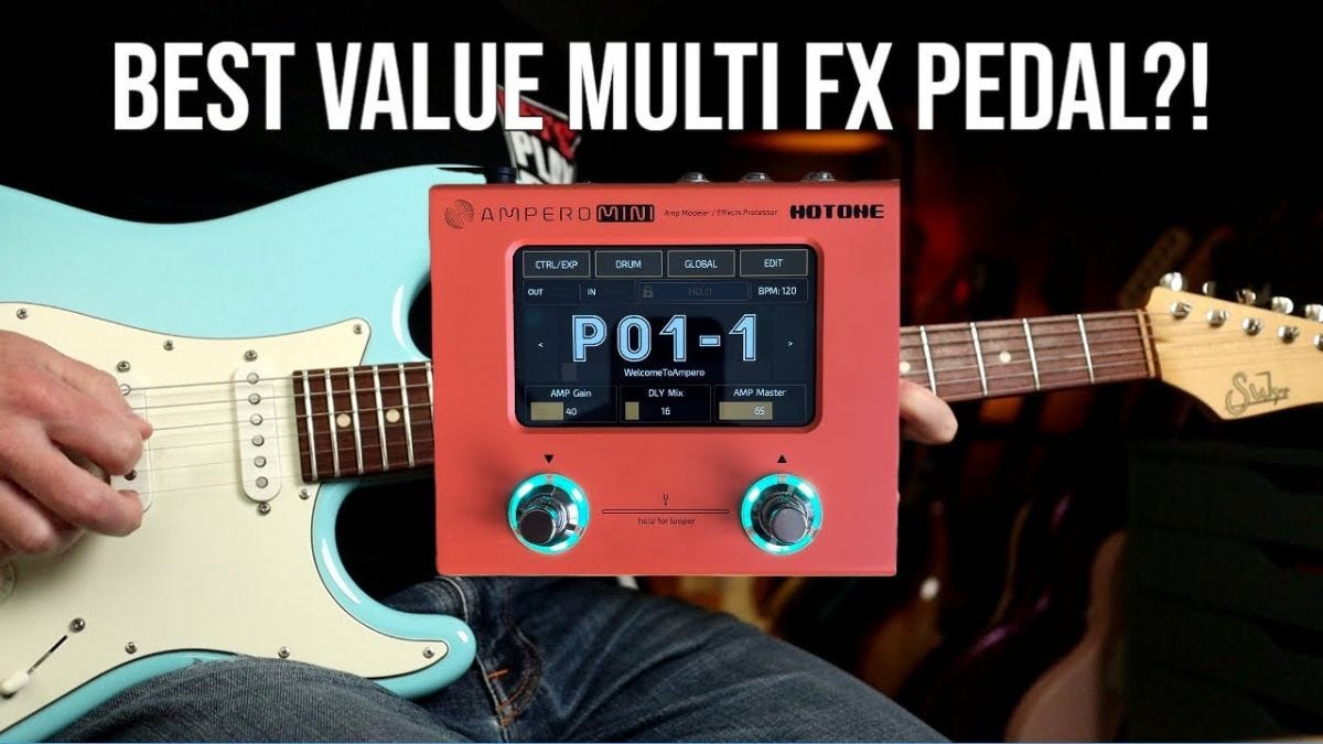 Hotone Ampero Mini — Smallest-Ever Multi-Effects Pedals for Guitars ...