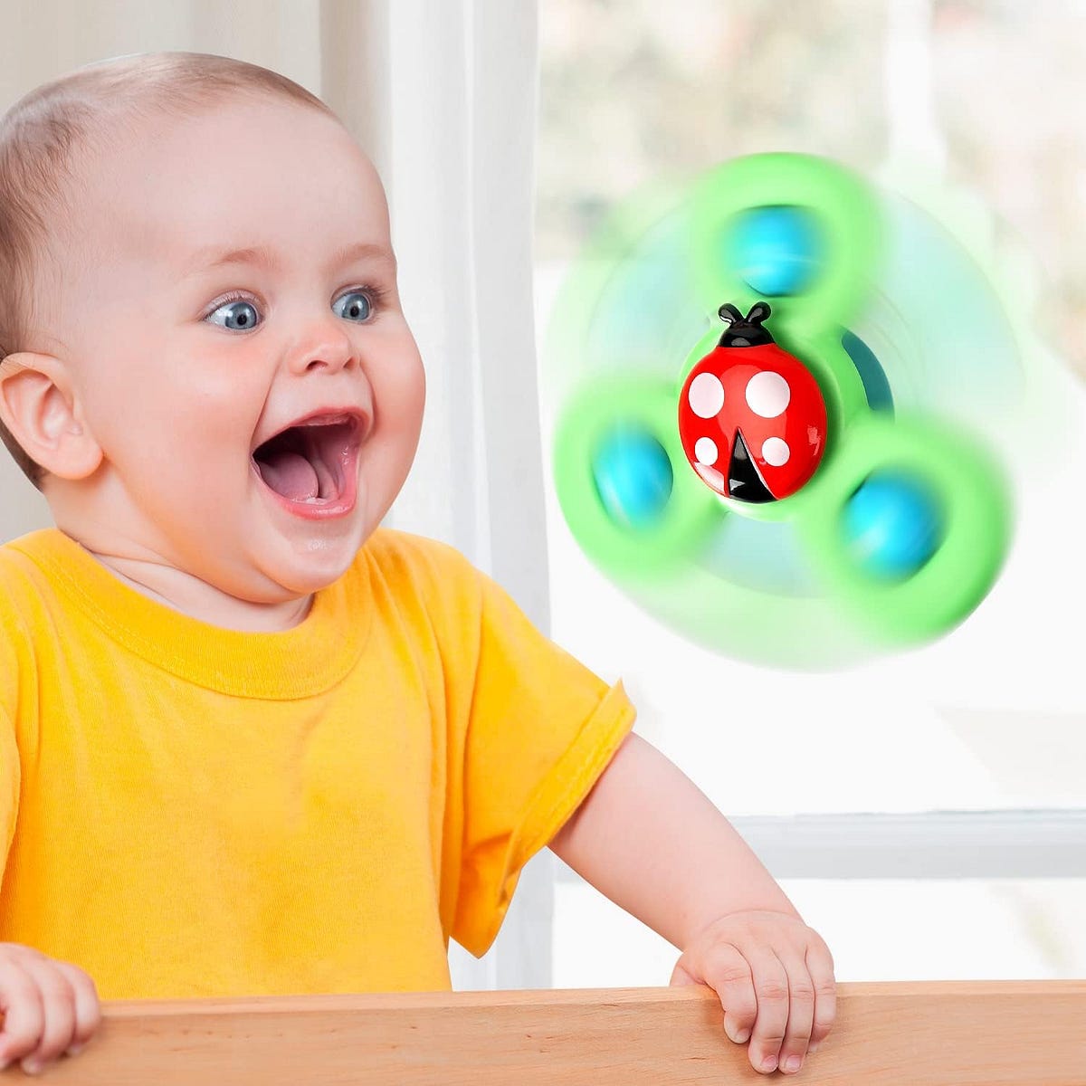 “Alasou Suction Cup Spinner Toys: Perfect Gift Set for 1–2 Year Olds ...