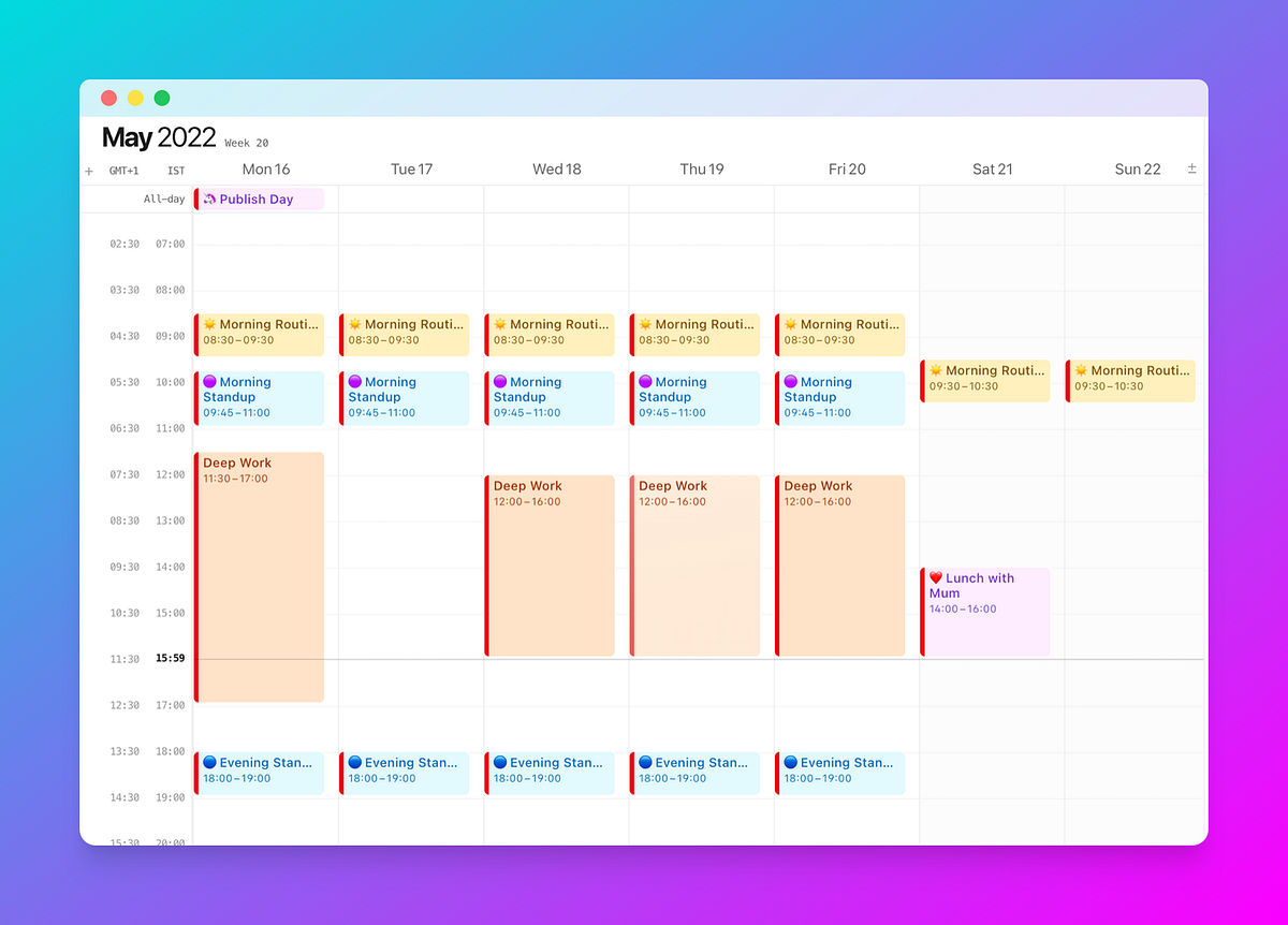 🗓 Cron Calendar. It’s about time | by Spoorthi T | Medium