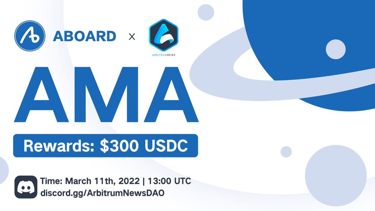 Recap of Aboard AMA. َAboard Team held an AMA with the… | by MoneyPoney ...