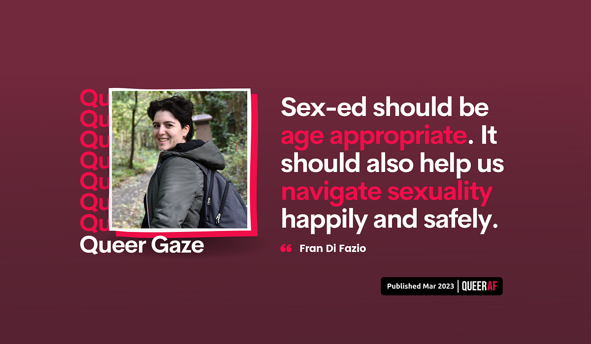 UK review of sex education reeks of “Don’t Say Gay” and moral panic | by QueerAF | Medium