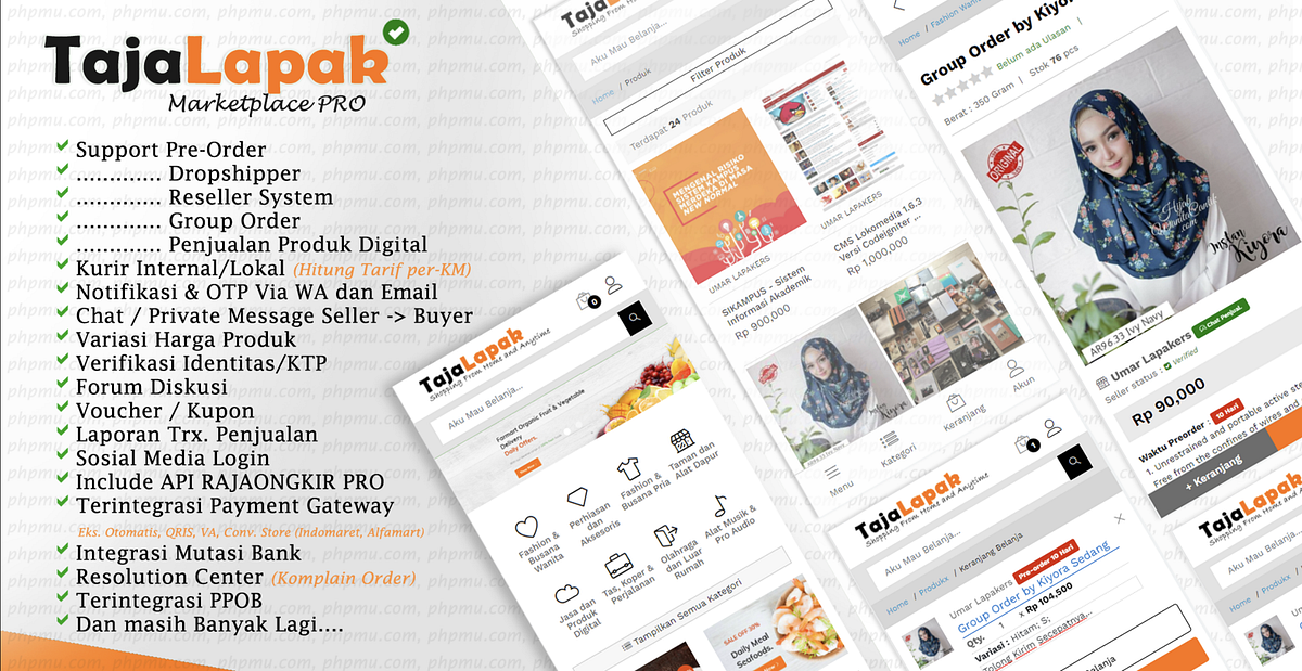 Source Code Website Marketplace Multi Seller Pro | Medium