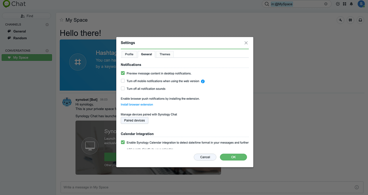 Synology Chat Notifications Not Working [Solved] - Ramunas Berkmanas ...