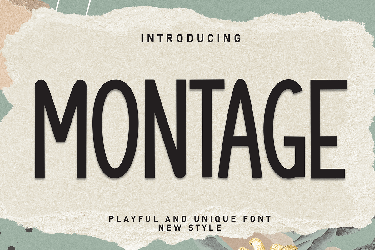 Montage Font | by Lilyluminate | May, 2024 | Medium