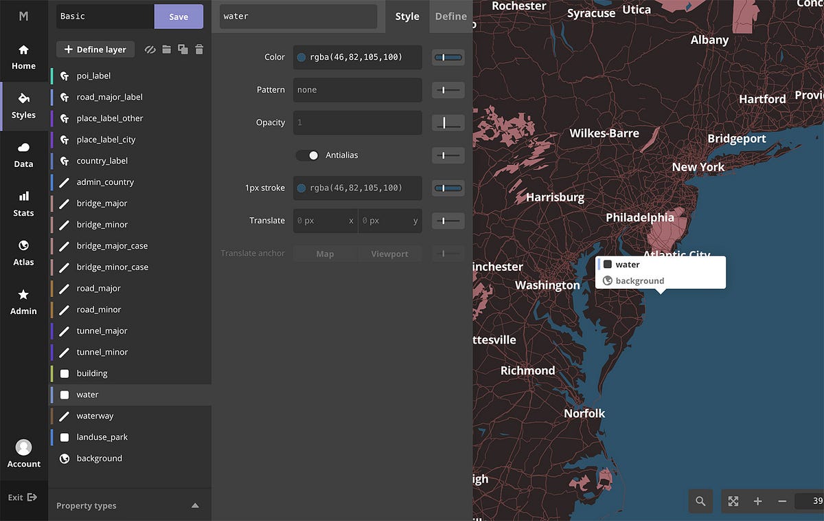 Introducing a totally visual interface for map design | by Mapbox ...