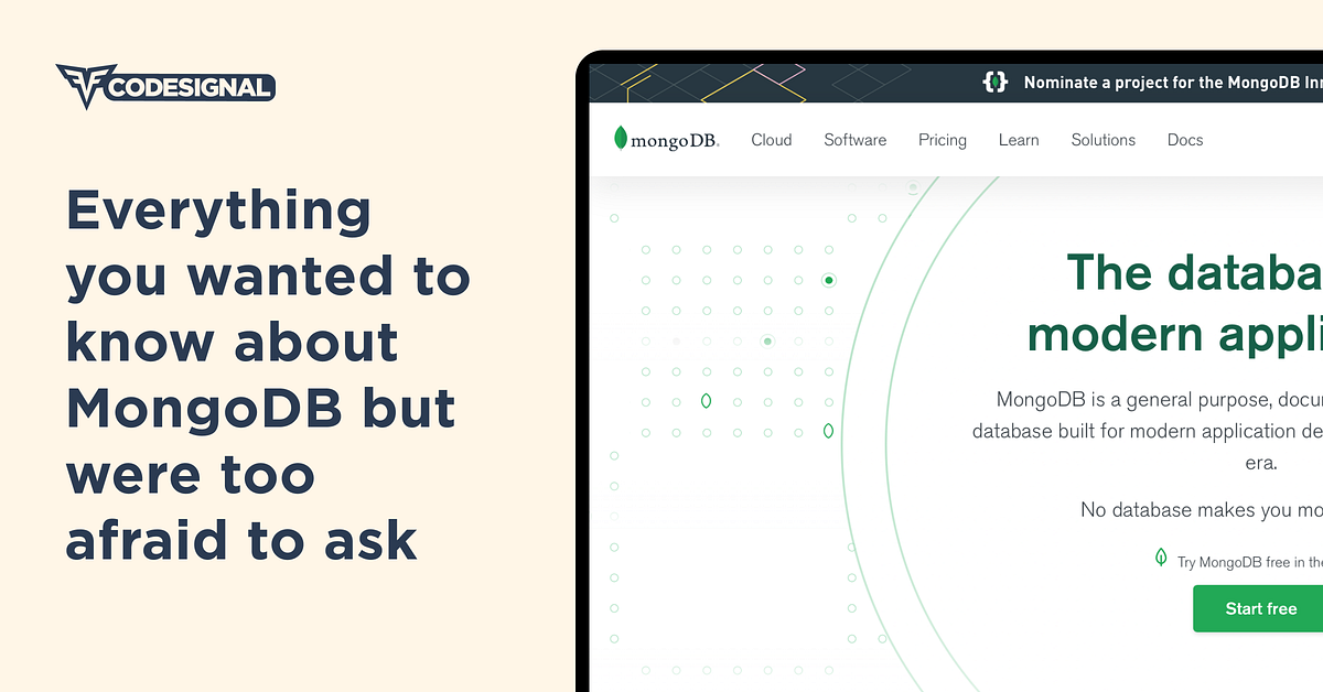 Everything you wanted to know about MongoDB but were too afraid to ask | by CodeSignal Eng Team ...