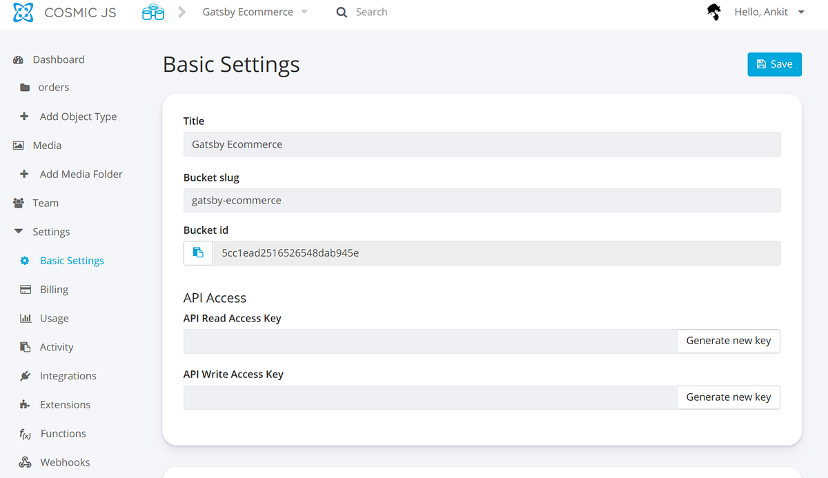 How to build an E-commerce Website using Gatsby and Cosmic JS | by Ankit Kumar | Medium