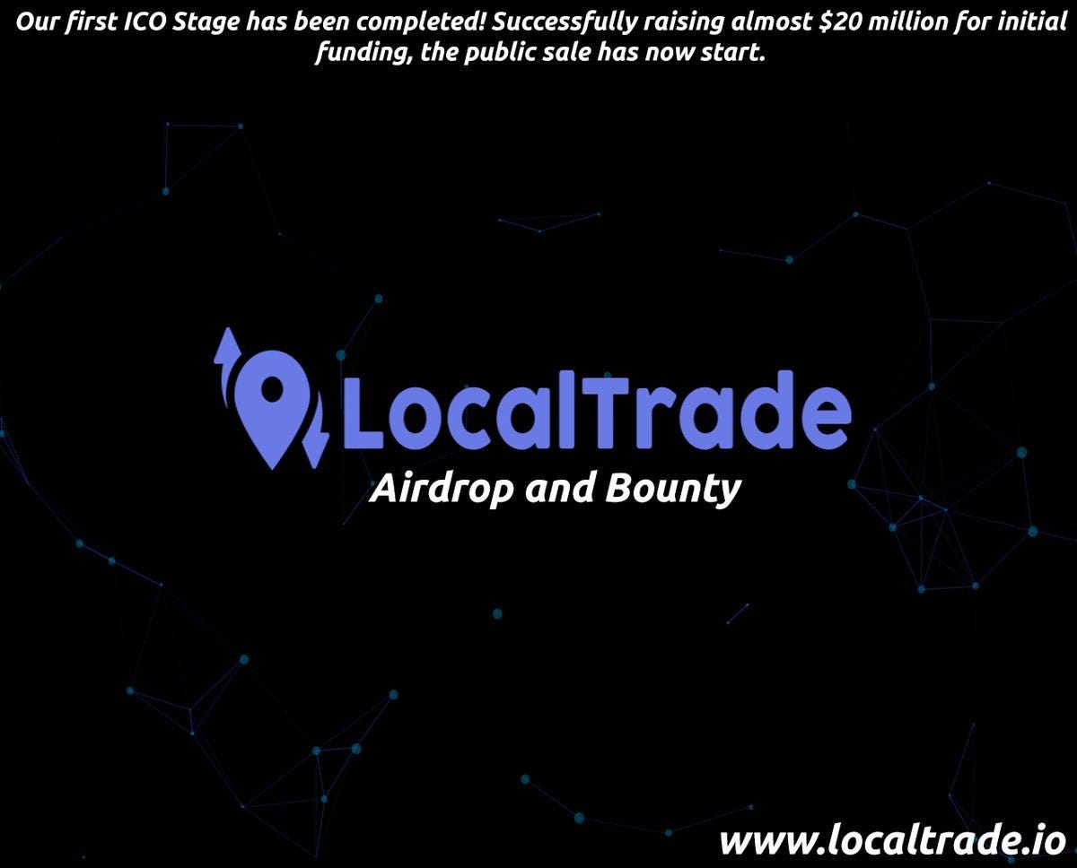 Local Trade Exchange, The future of trading cryptocurrencies, Airdrop ...