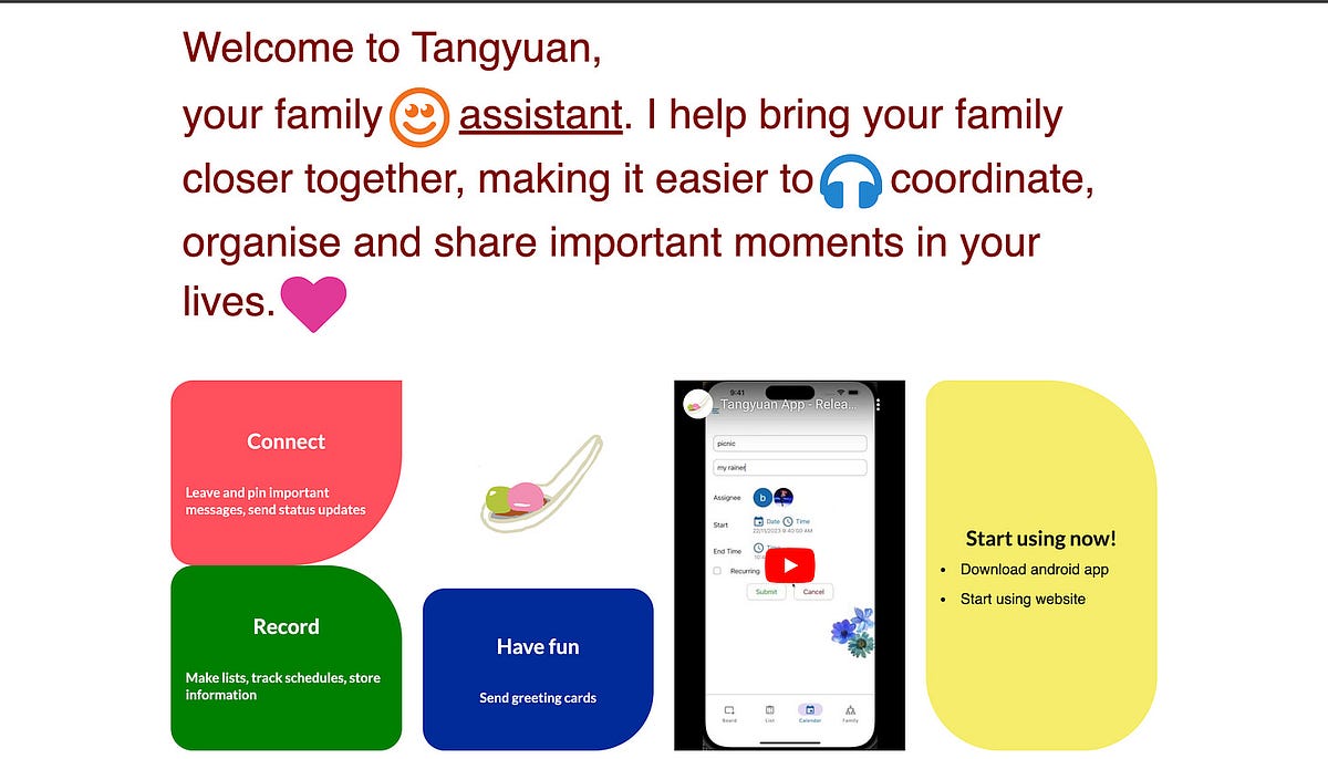 Web Interface Improvement + Greeting cards New Feature - Tangyuan.app ...