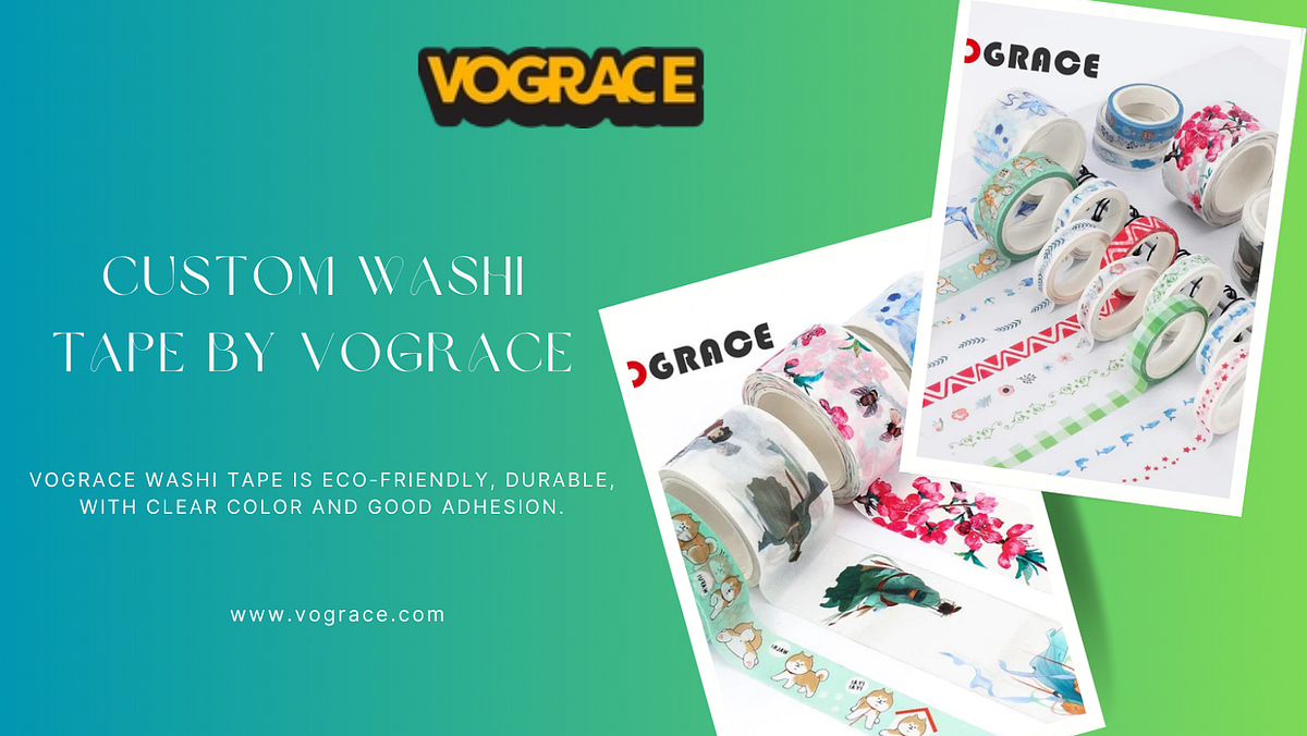 Crafting Personalized Magic: Custom Washi Tape by Vograce | by Vograce | Aug, 2023 | Medium