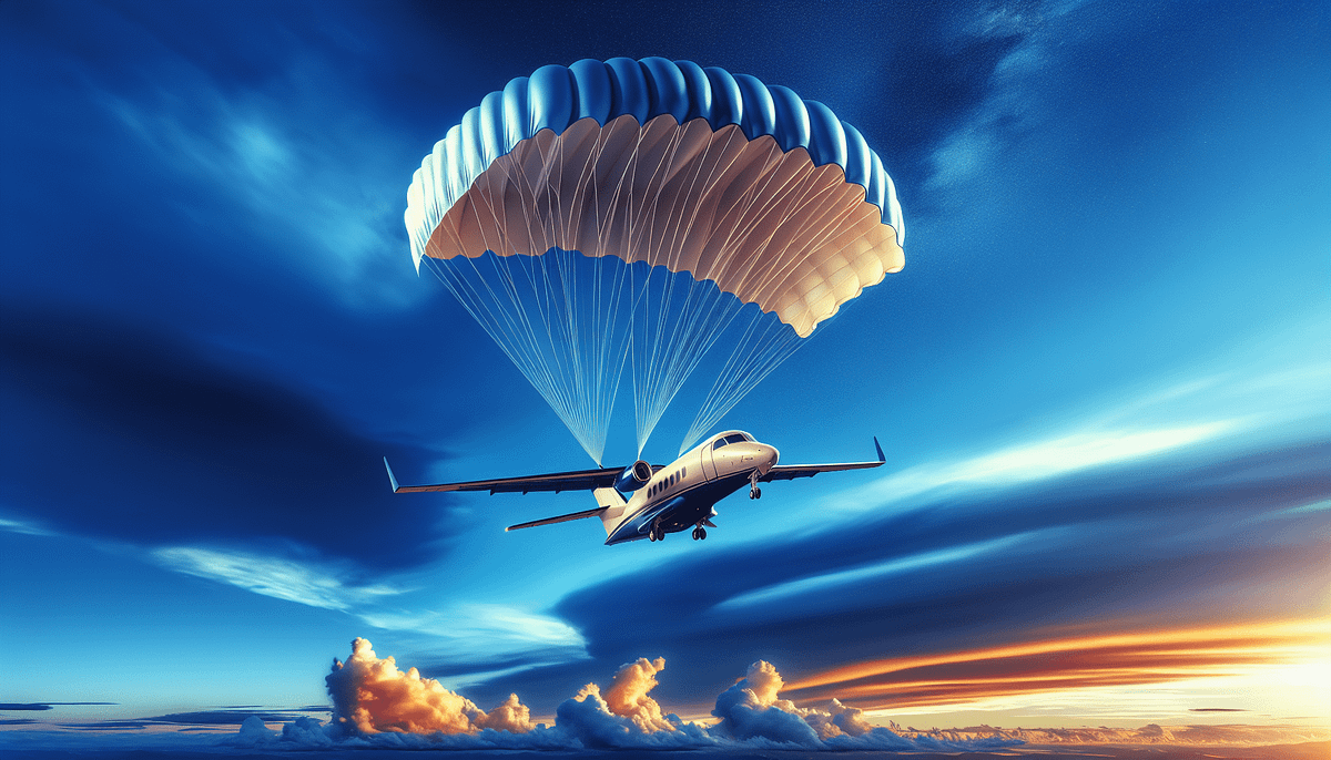 Private Plane With Parachute | by Empty Leg Flights @ UberJet.co | Medium