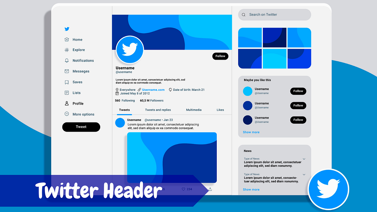 Draft Impeccable Twitter Header Designs With 05 Intriguing Ideas | by ...