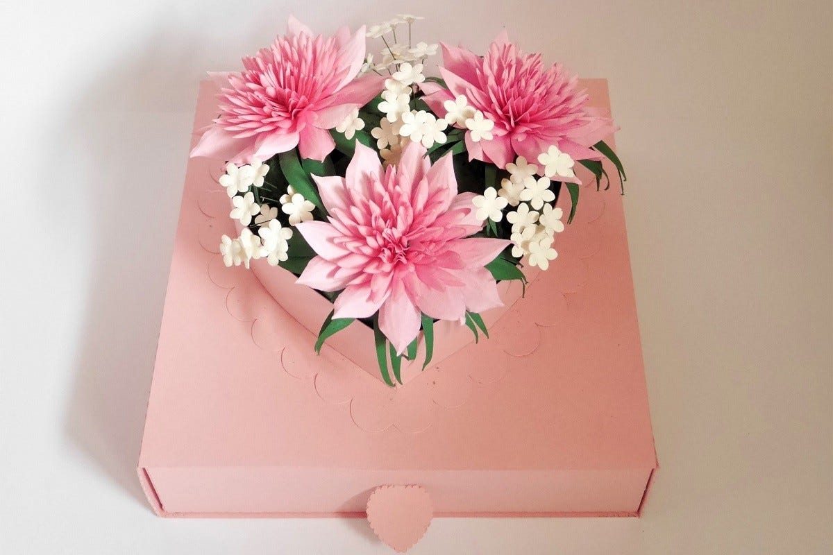 Jamila Flower Box (Floral compositions 3D SVG Crafts) | by Vladpatani ...
