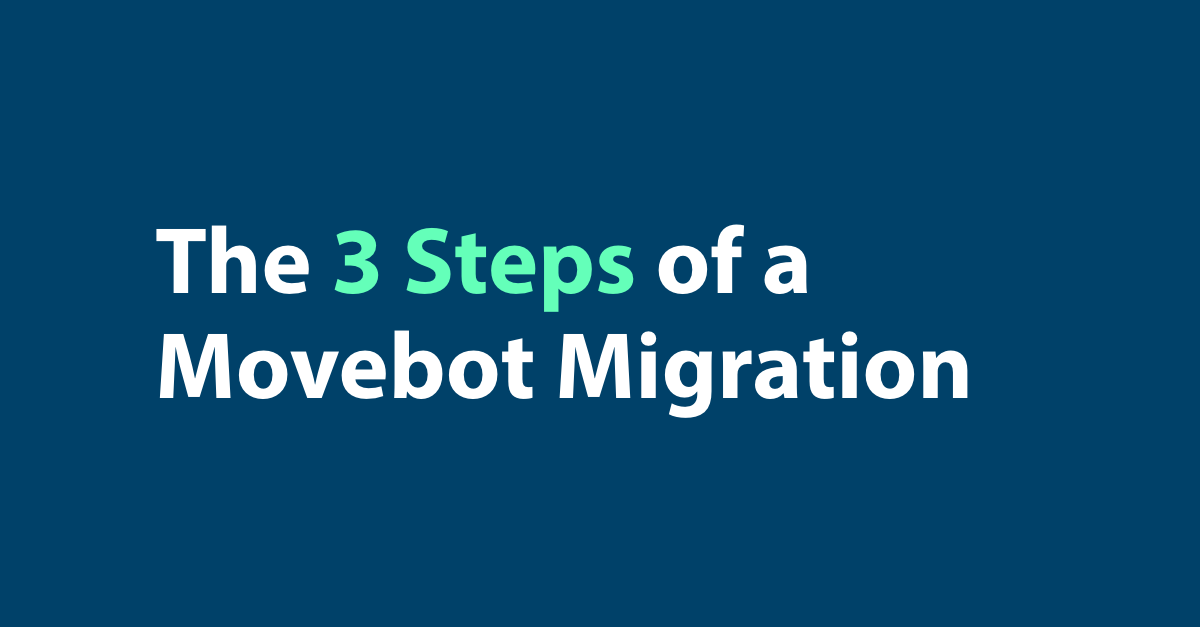 The 3 Stages of a Movebot Migration | by Movebot | Couchdrop | Medium