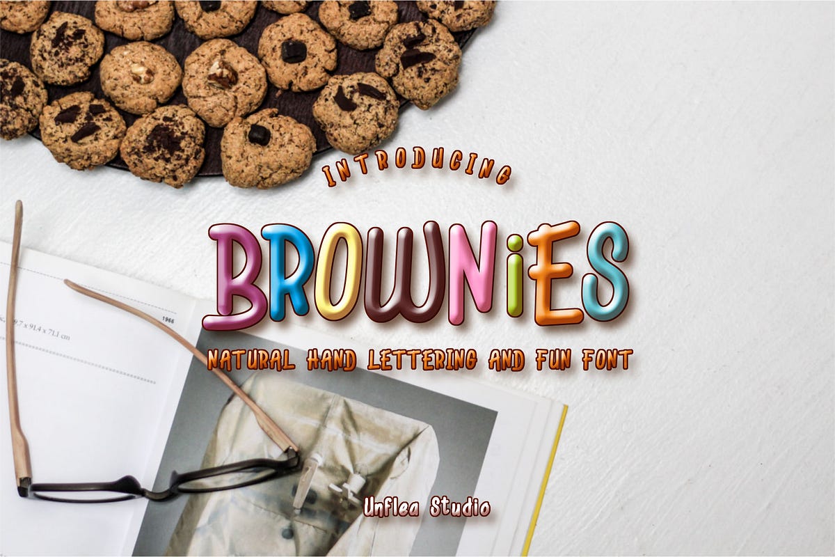 Brownies Font | by Chloechroma | May, 2024 | Medium