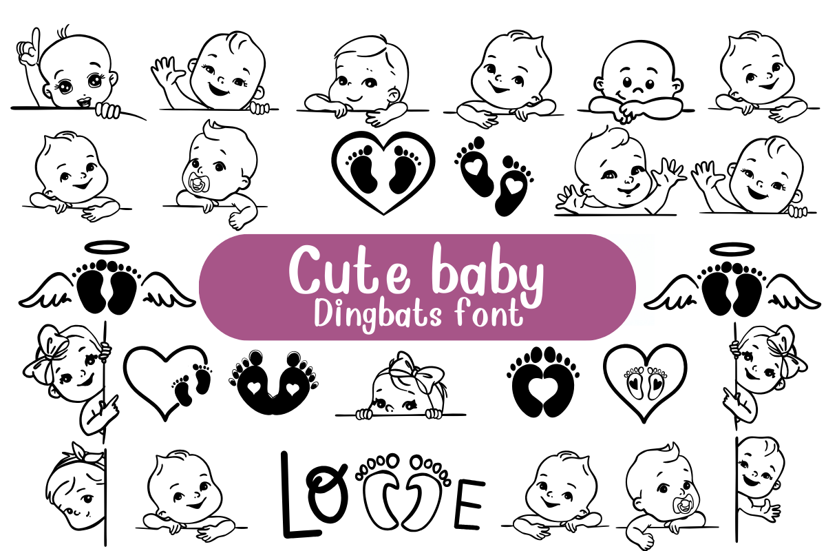 Cute Baby Font - Sophiaspectra - Medium