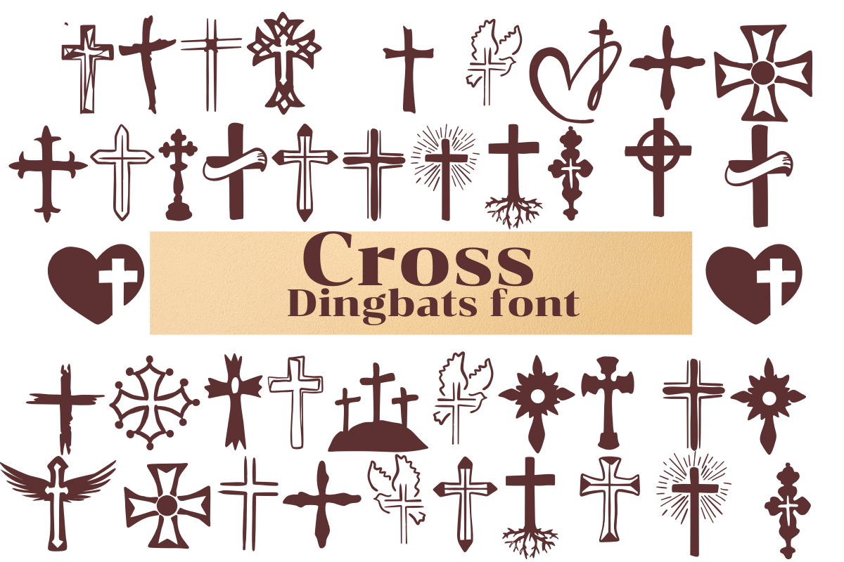Cross Font - Solarasculpt - Medium