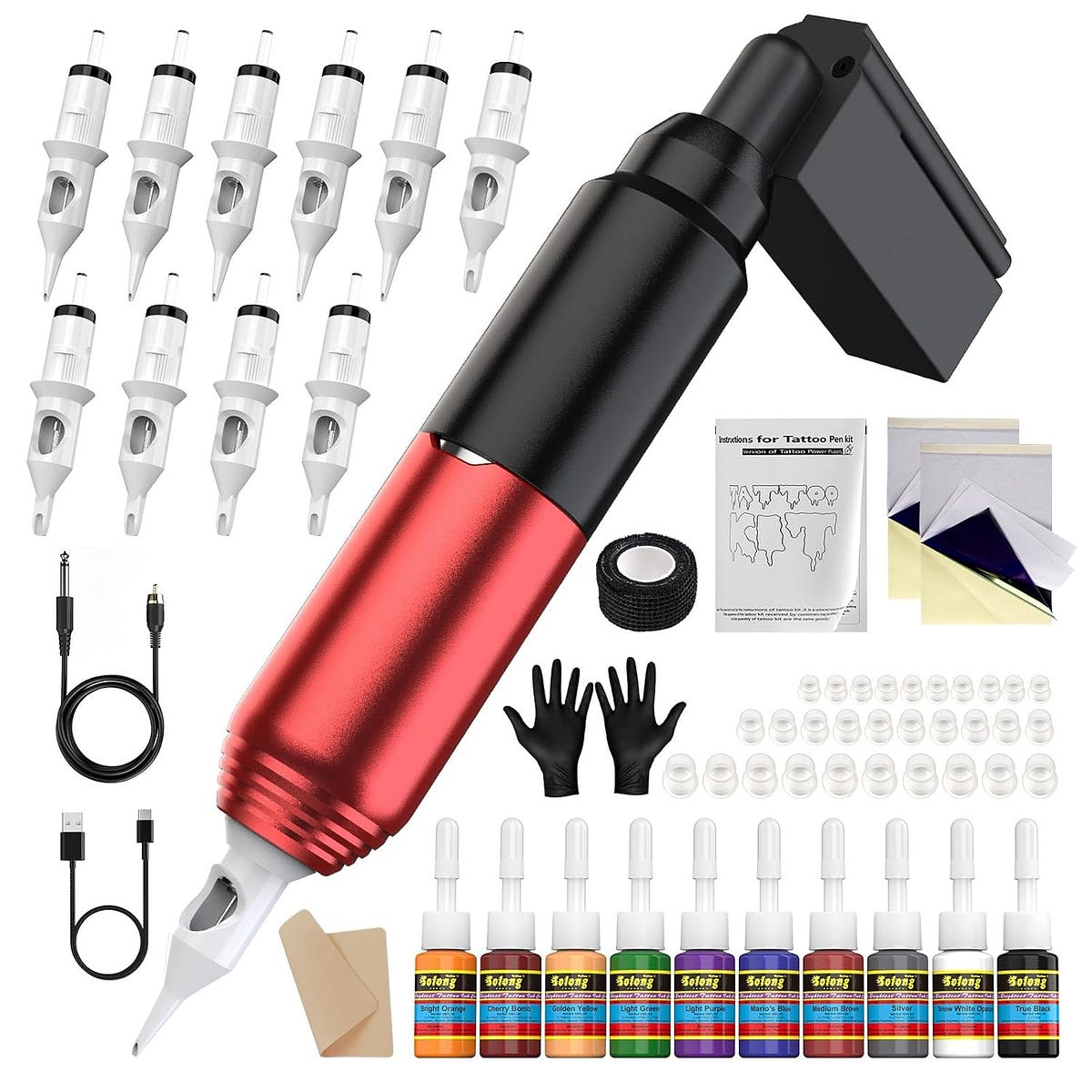 Tattoo Machine Pen Kit Review: Perfect for Beginners | by Rebecca ...