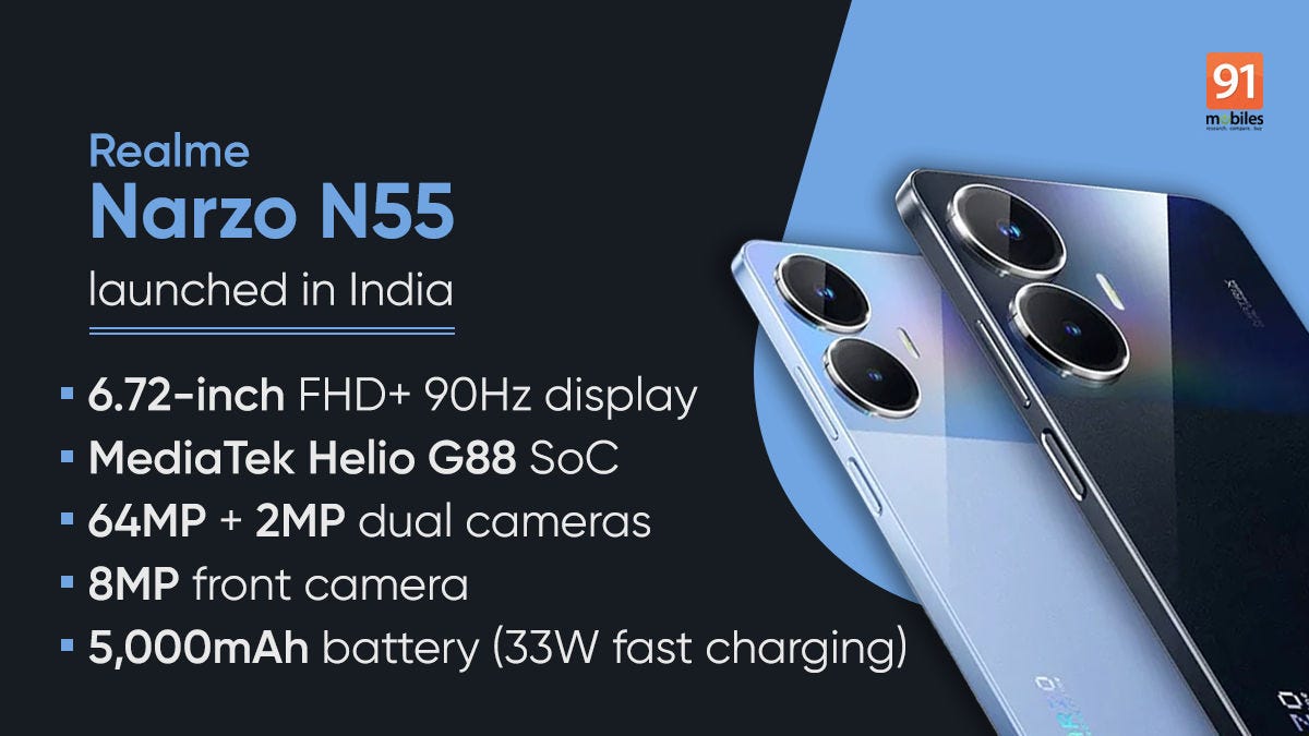 Why should you buy Realme Narzo N55? | by Ankit Chaudhary | Medium