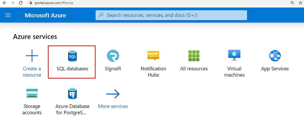 How to create an SQL database in Microsoft Azure | by JayantT | Medium