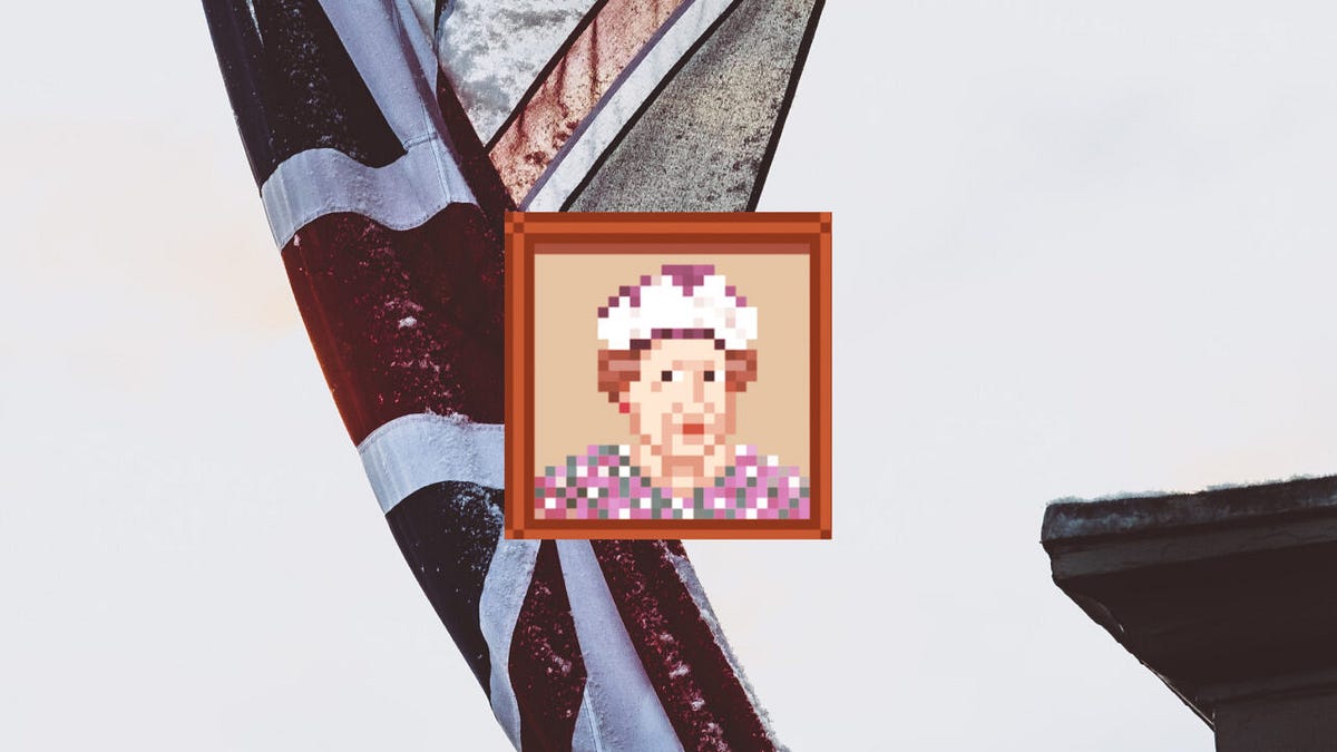 Pixelated Queen Elizabeth II NFT Project Named QueenE To Close ...