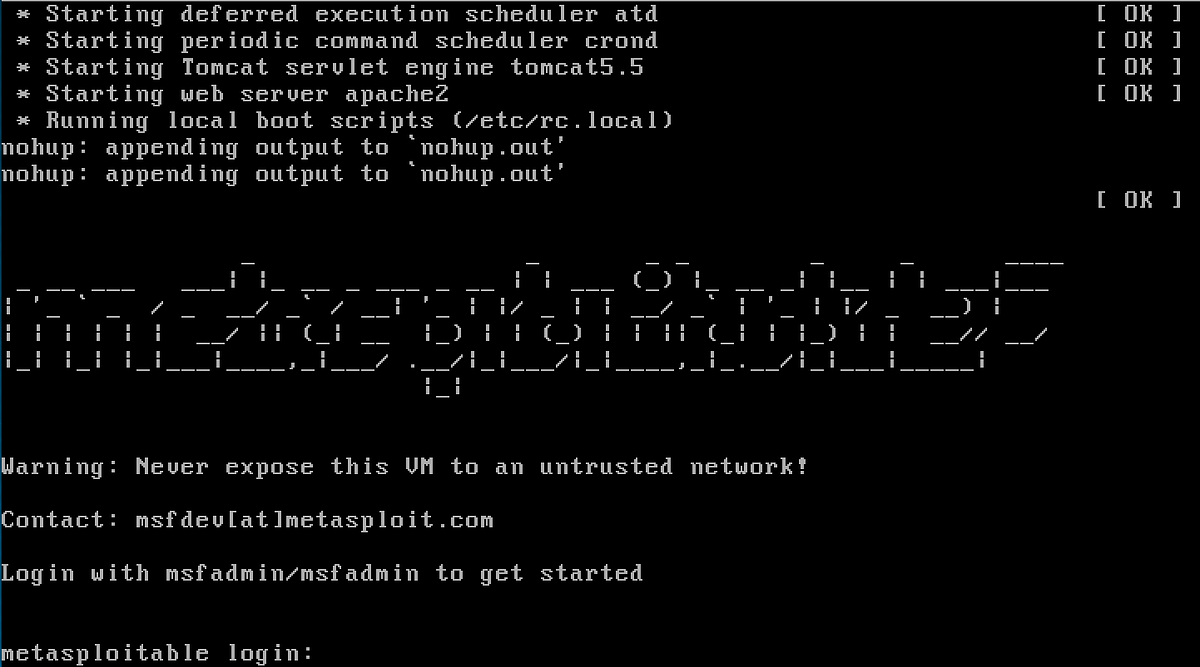 Metasploitable 2: Lab Setup. Metasploitable 2 Lab preparation with ...